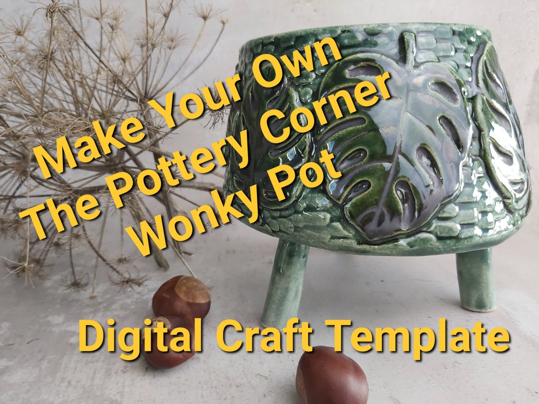 Wonky Pot Pottery Project DIGITAL TEMPLATE With Step-by-step Guide on ...