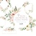 Blush Watercolor Floral and Geometric Frames - Etsy