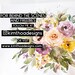 Spring Rain Boot Watercolor Clipart With Flowers - Etsy Canada