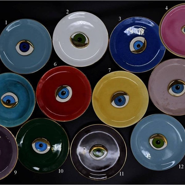 Ceramic Evil Eye Wall Art - Etsy