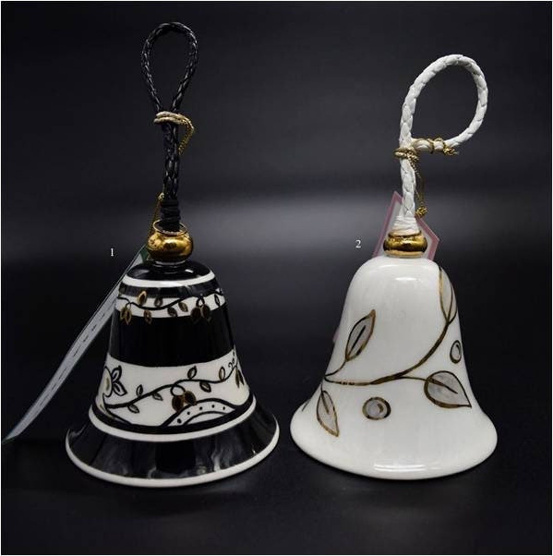 Christmas Ceramic Bells Ceramic Bells Christmas Ornaments - Etsy