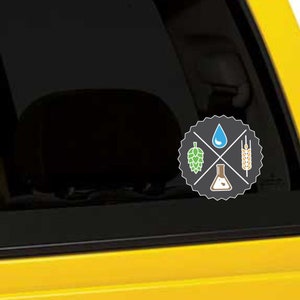 Beer Ingredients Water Hops Yeast Malt 5 Vinyl Sticker - Etsy