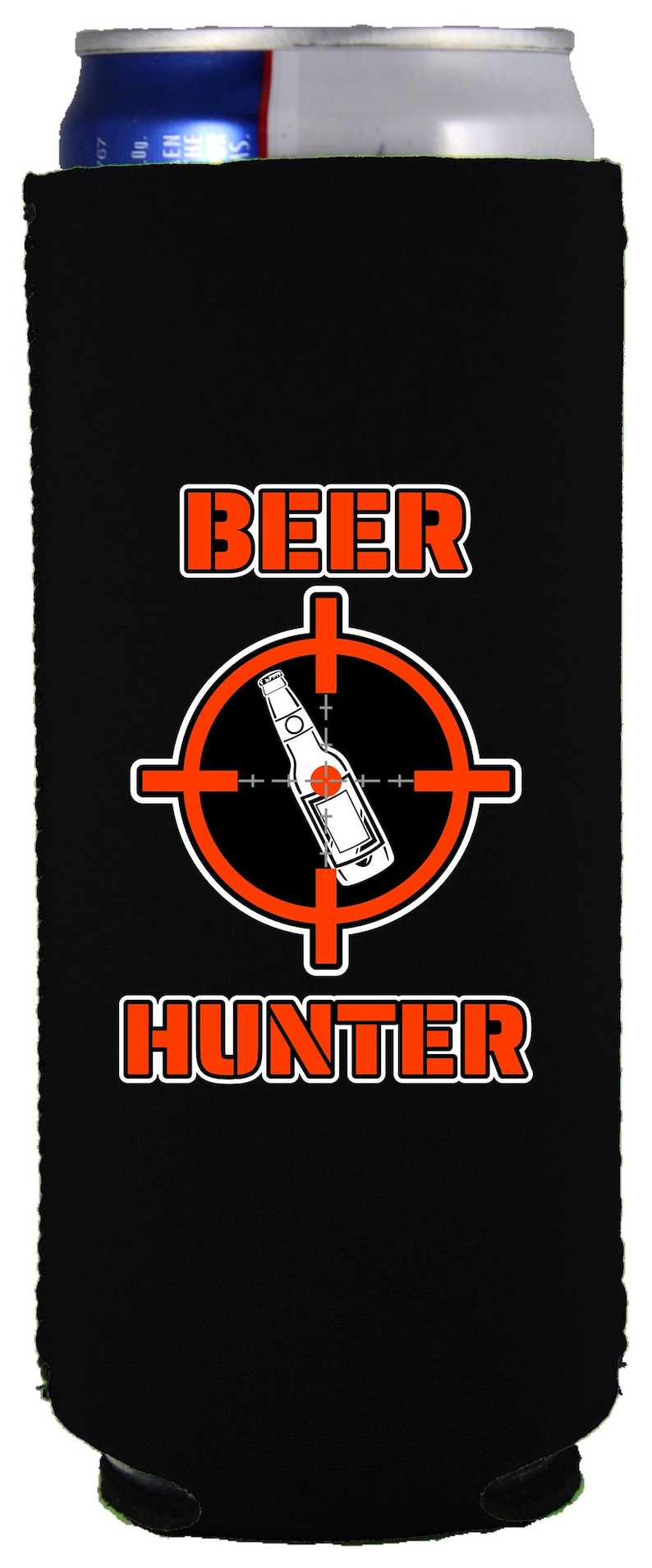 Beer Hunter Neoprene Slim Can Coolie - Etsy