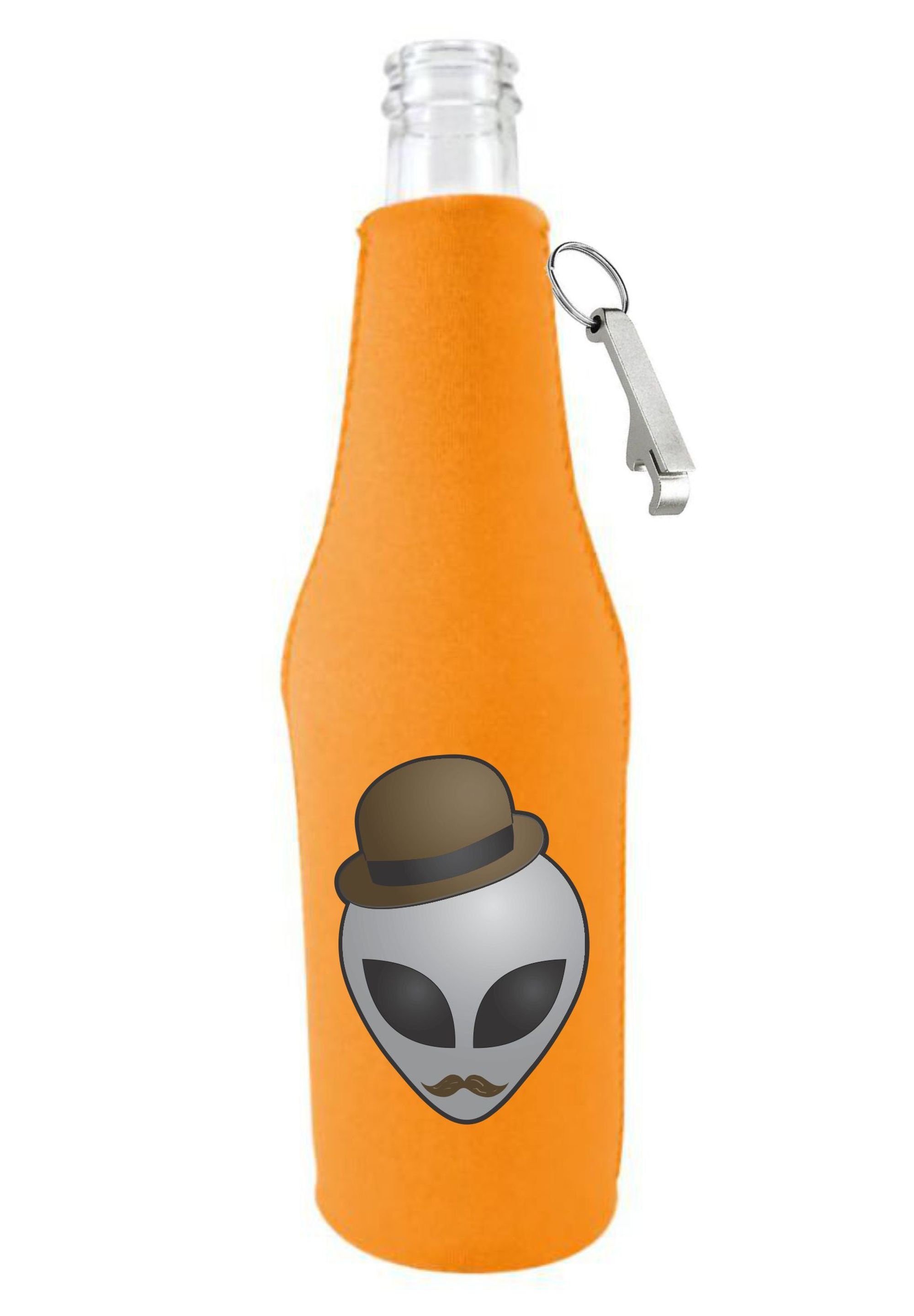 Alien in Disguise Neoprene Beer Bottle Coolie w/Opener | Etsy