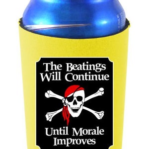 The Beating Will Continue...neoprene Can Coolie - Etsy
