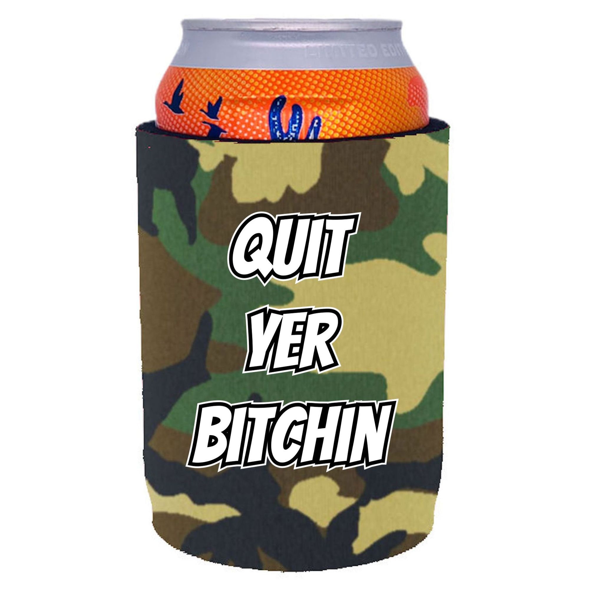 Quit Yer Bitchin Full Bottom 12 Oz. Neoprene Can Coolie - Etsy