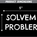 Solvem Probler 5 Vinyl Sticker From Coolie Junction - Etsy