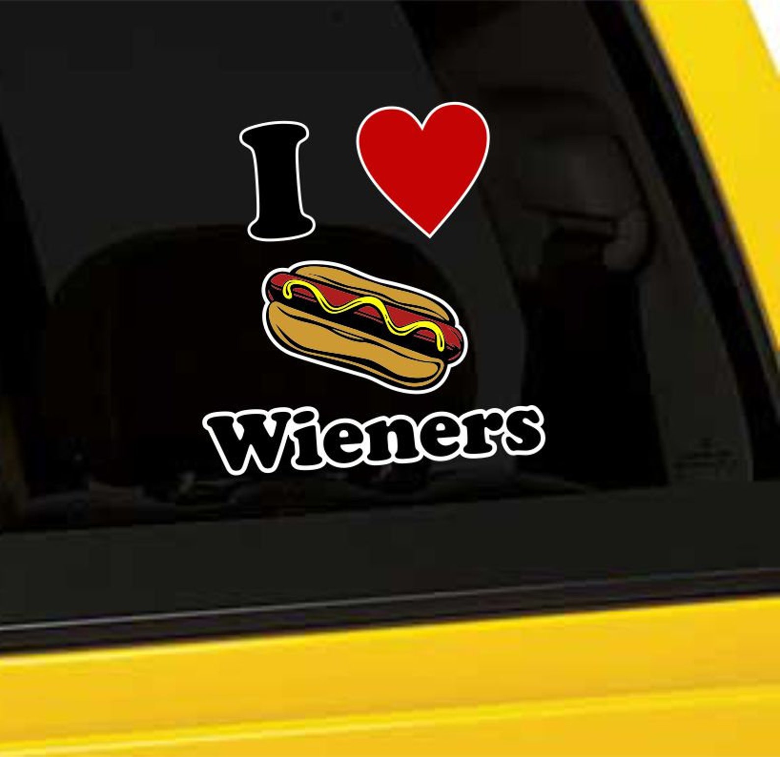 I Love Wieners 5 Vinyl Sticker - Etsy
