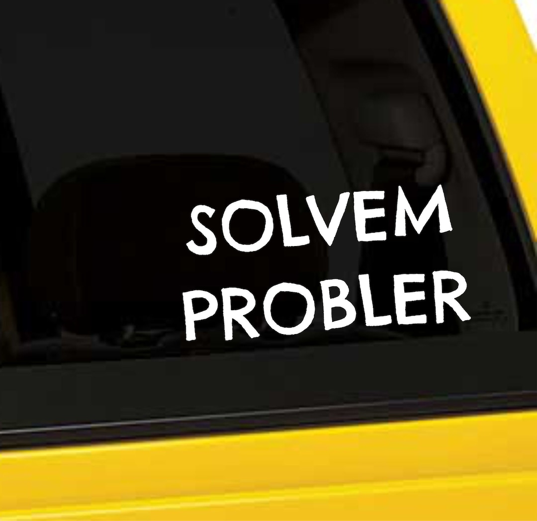 Solvem Probler 5 Vinyl Sticker From Coolie Junction - Etsy