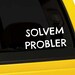 Solvem Probler 5 Vinyl Sticker From Coolie Junction - Etsy