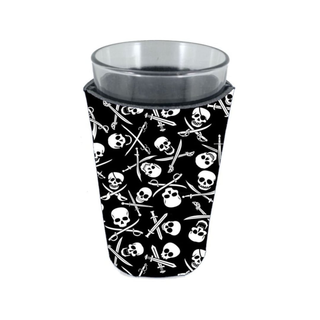Pirate Pattern Pint Glass Coolie - Etsy