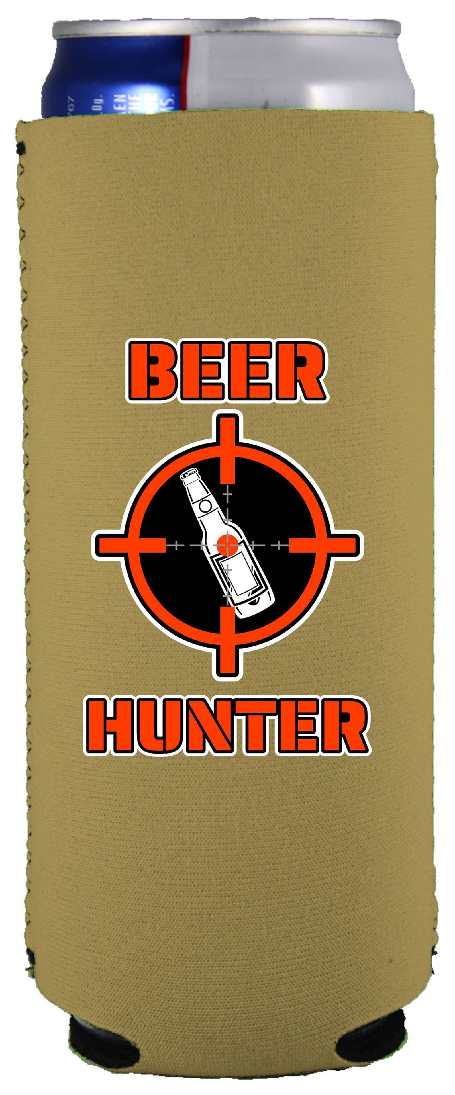 Beer Hunter Neoprene Slim Can Coolie - Etsy
