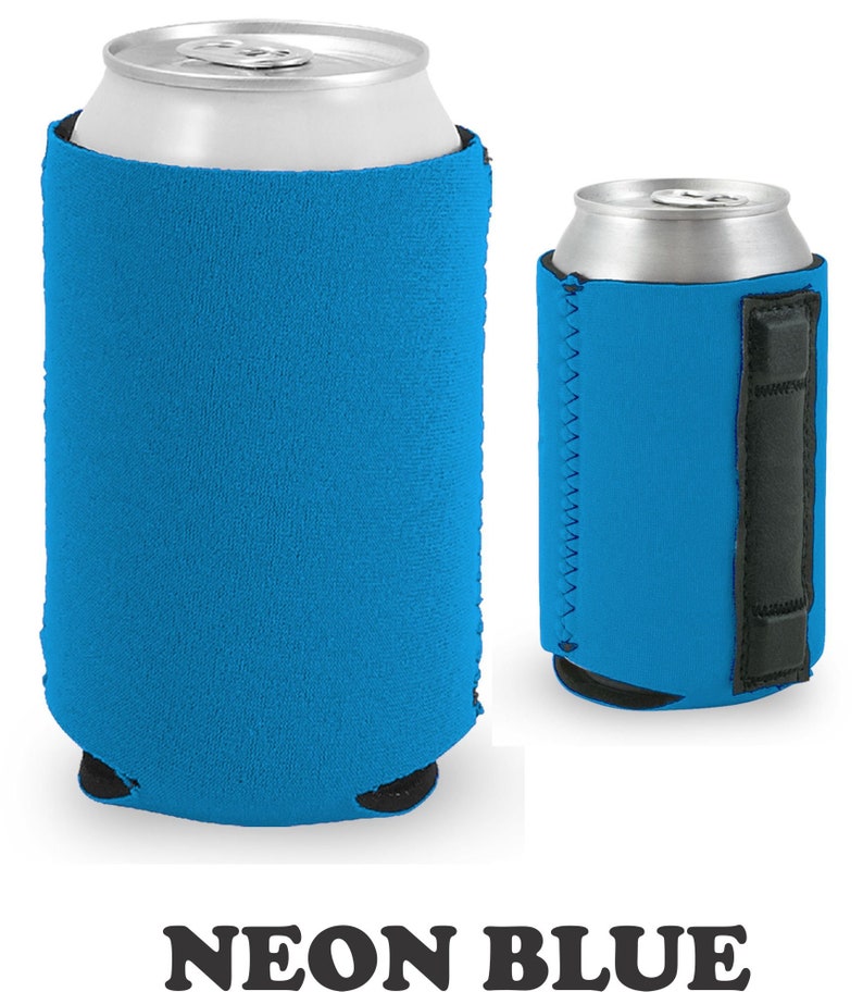 Blank Magnetic Neoprene Collapsible Can Coolie. Choice of Colors ...