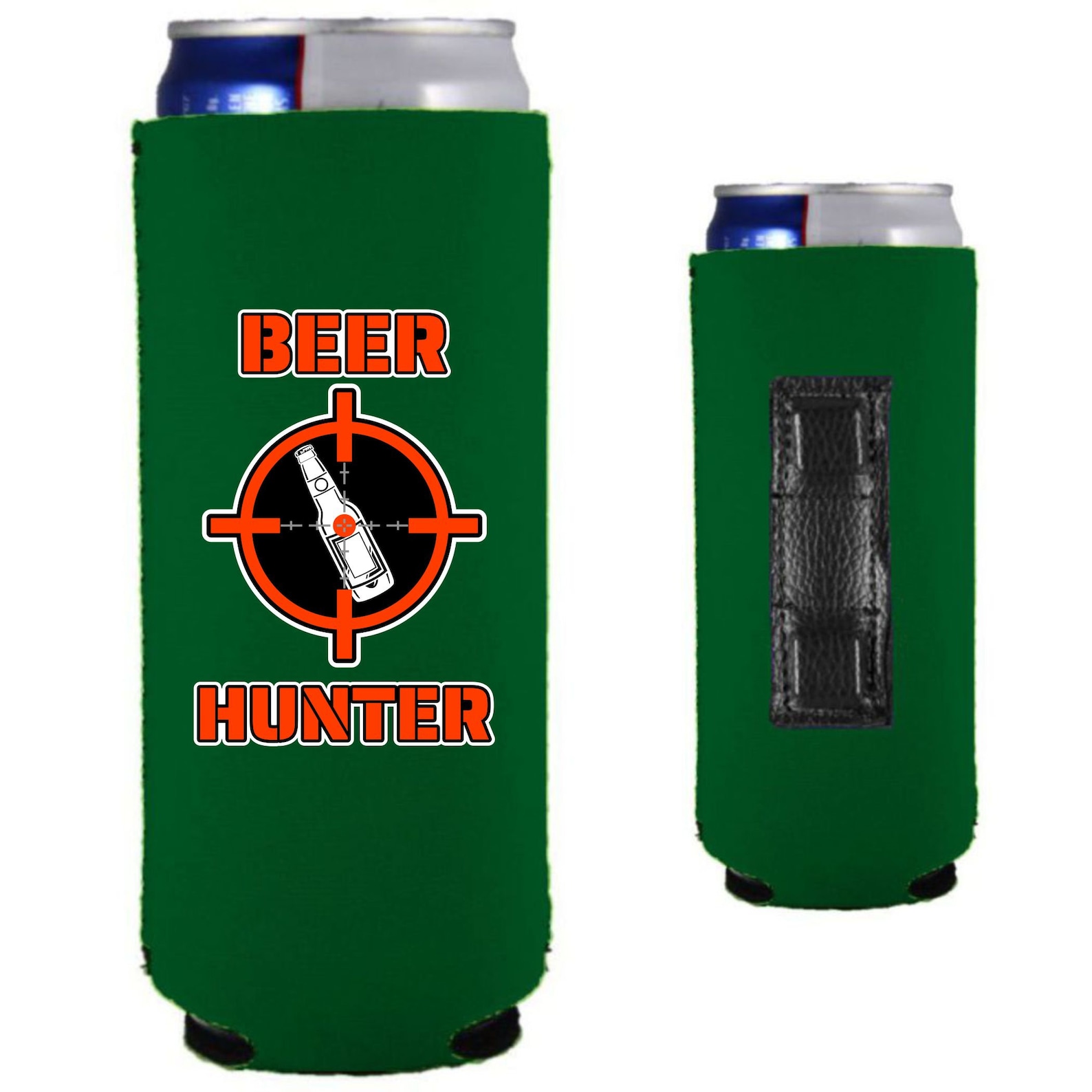 Beer Hunter Magnetic Neoprene Slim Can Coolie - Etsy