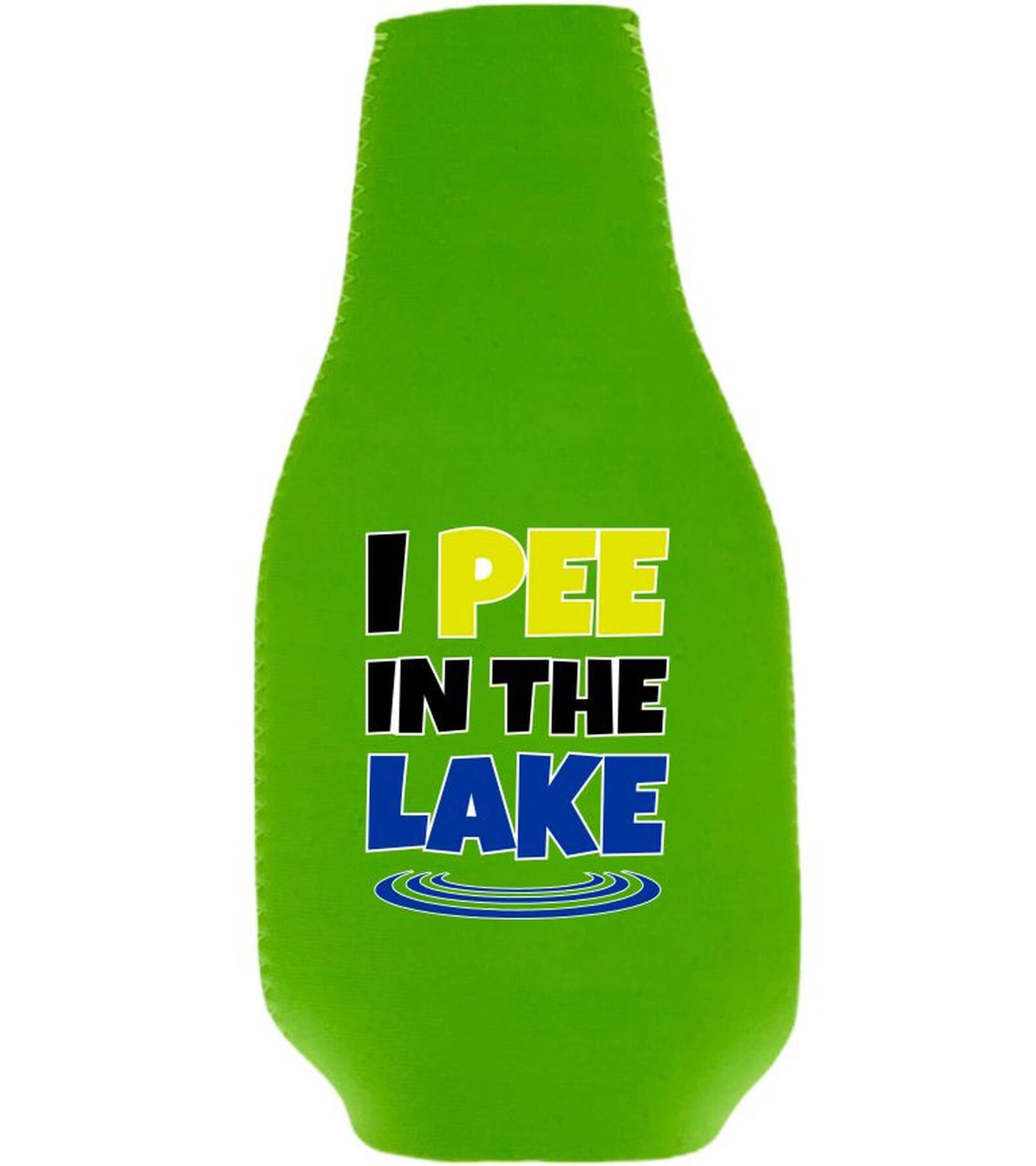 I Pee in the Lake Neoprene Beer Bottle Coolie - Etsy