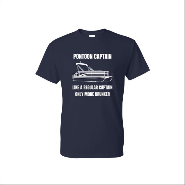 Pontoon Captain T Shirts - Etsy