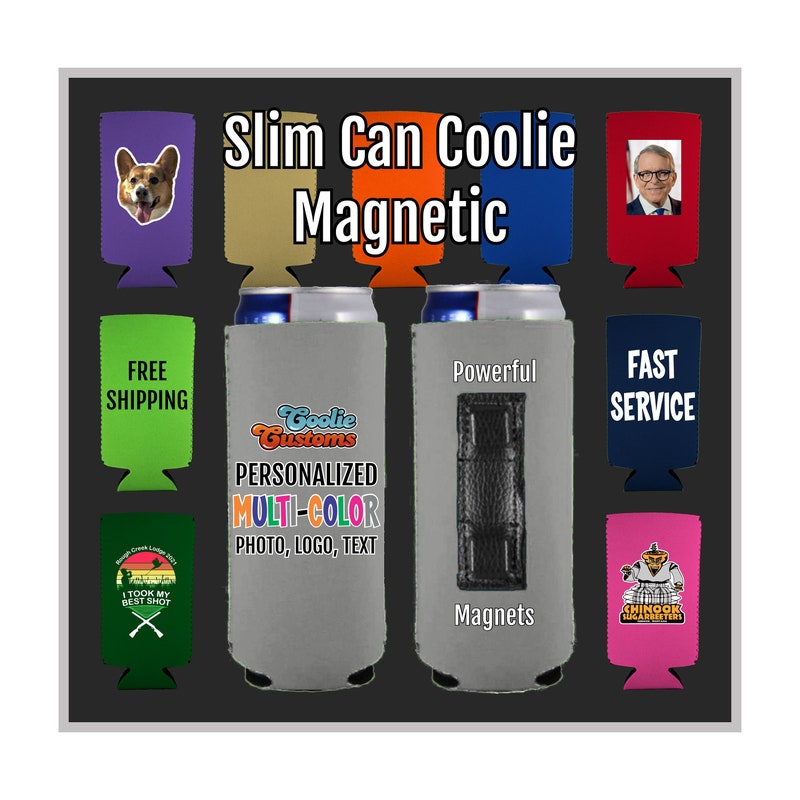 Magnetic Custom Koozies - Etsy