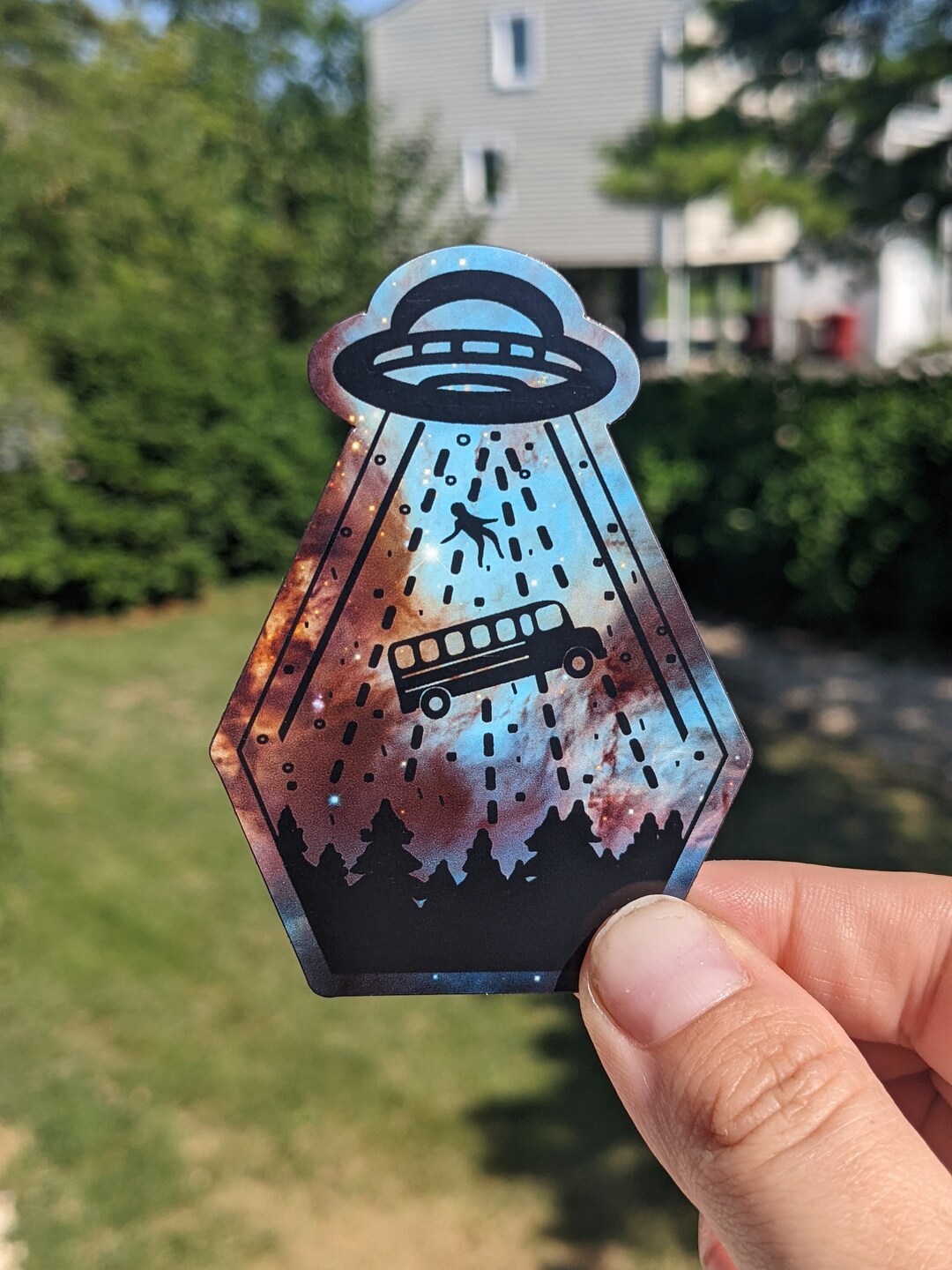 Skoolie Galaxy UFO Magnet for Laptop, Bus, Van - Etsy