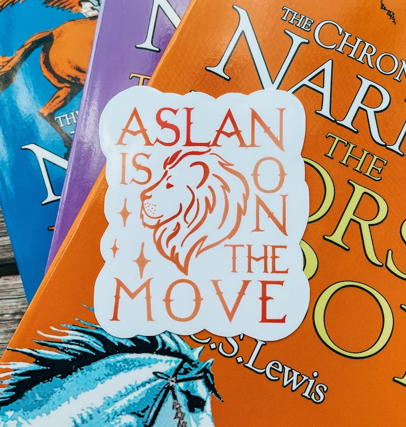 Narnia Sticker - Aslan is on the Move - Etsy