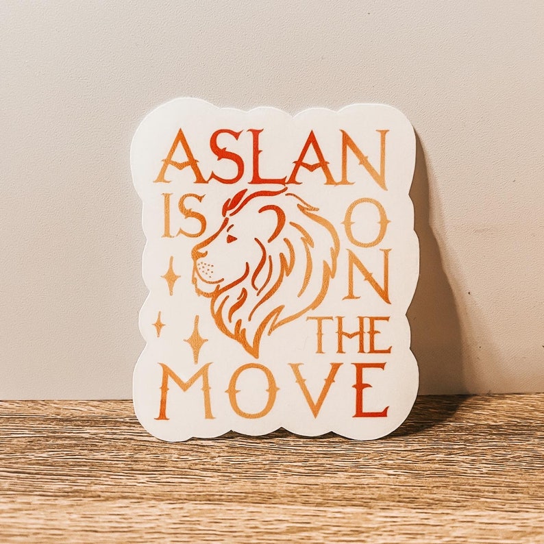 Narnia Sticker - Aslan is on the Move - Etsy