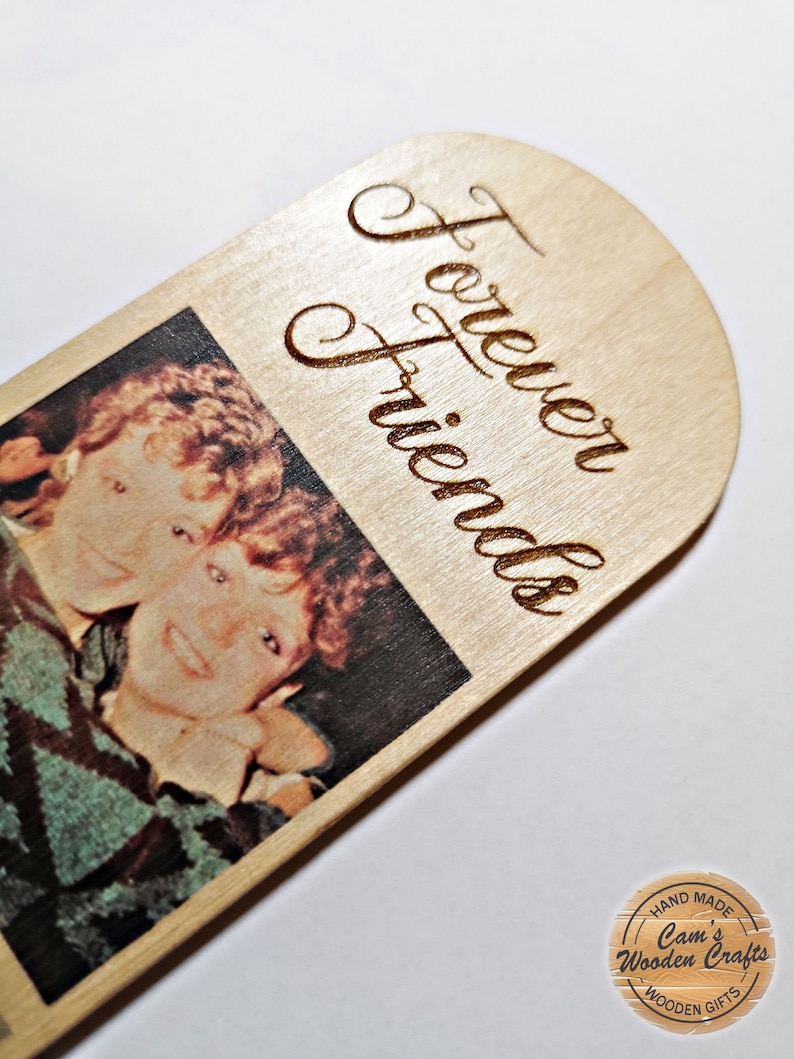 Personalised Photo Booth Bookmark Wooden Book Mark Page - Etsy UK