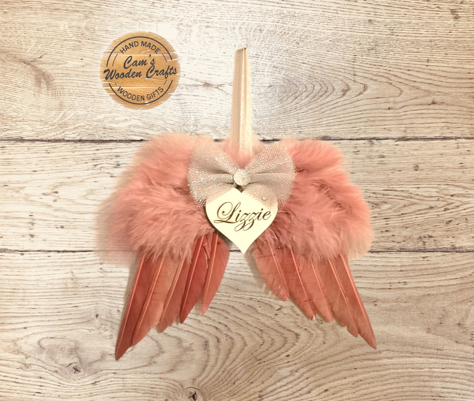 Personalised Angel Wings in Memory of Loved Ones Memory - Etsy