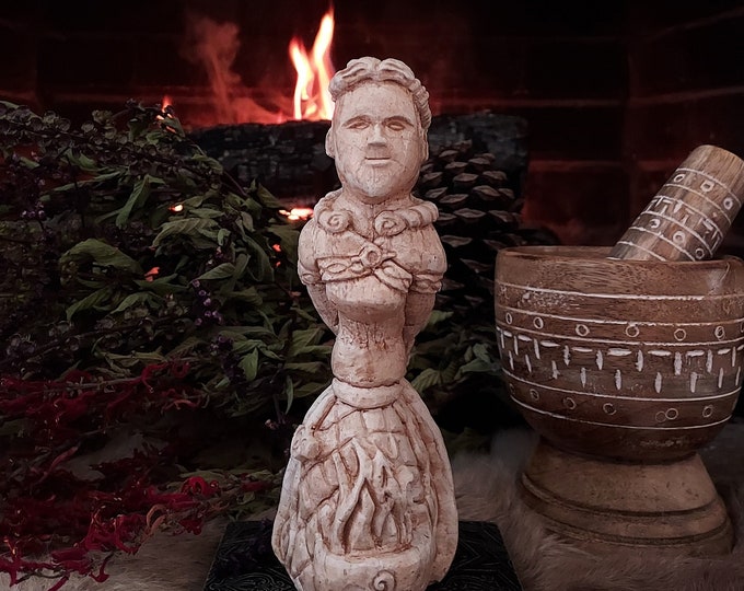 Brigid Statue Altar Totem Celtic Goddess - Etsy