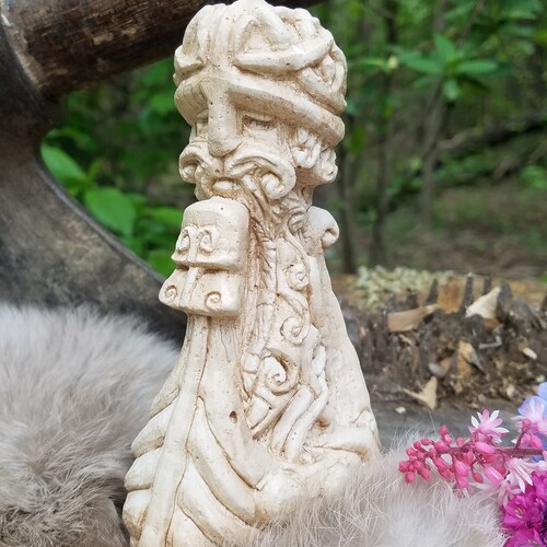 Freyr Totem Altar Frey Statue Norse Pagan Asatru Figurines - Etsy