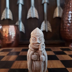 Medieval Christian Bishop Lewis Chessmen Inspired British Museum Chess ...