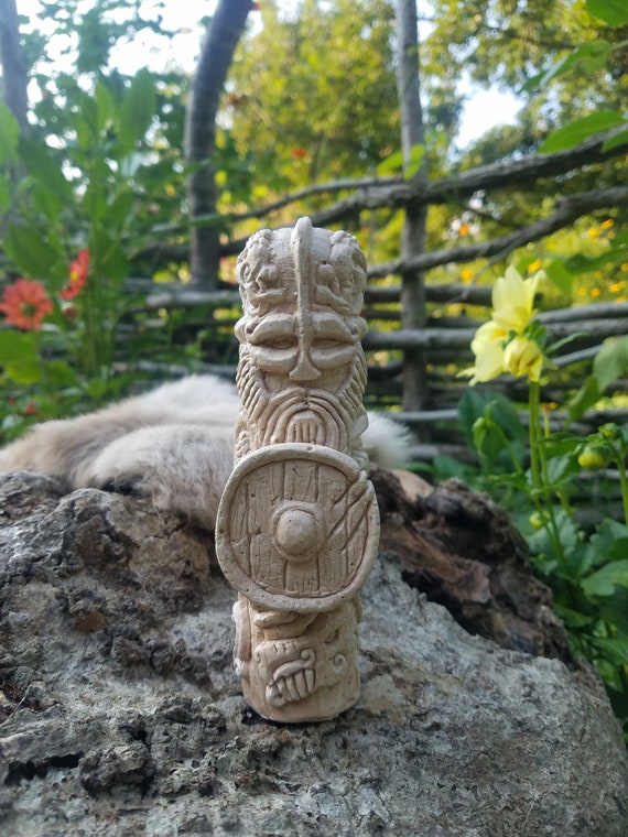 Tyr Totem Altar Statue Asatru Figurines | Etsy