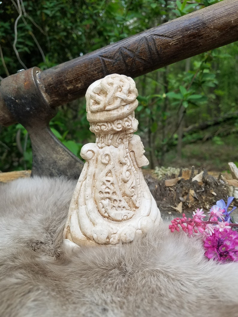 Njord Totem Altar Njorthr Statue Asatru Figurines - Etsy