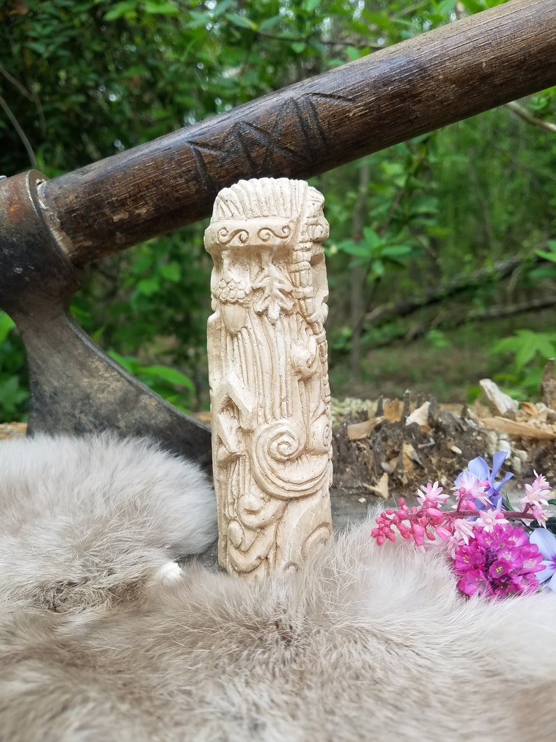 Freyr Totem Altar Frey Statue Norse Pagan Asatru Figurines - Etsy
