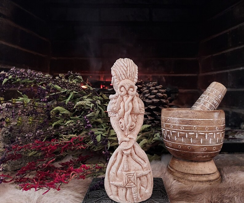 Brigid Statue Altar Totem Celtic Goddess - Etsy