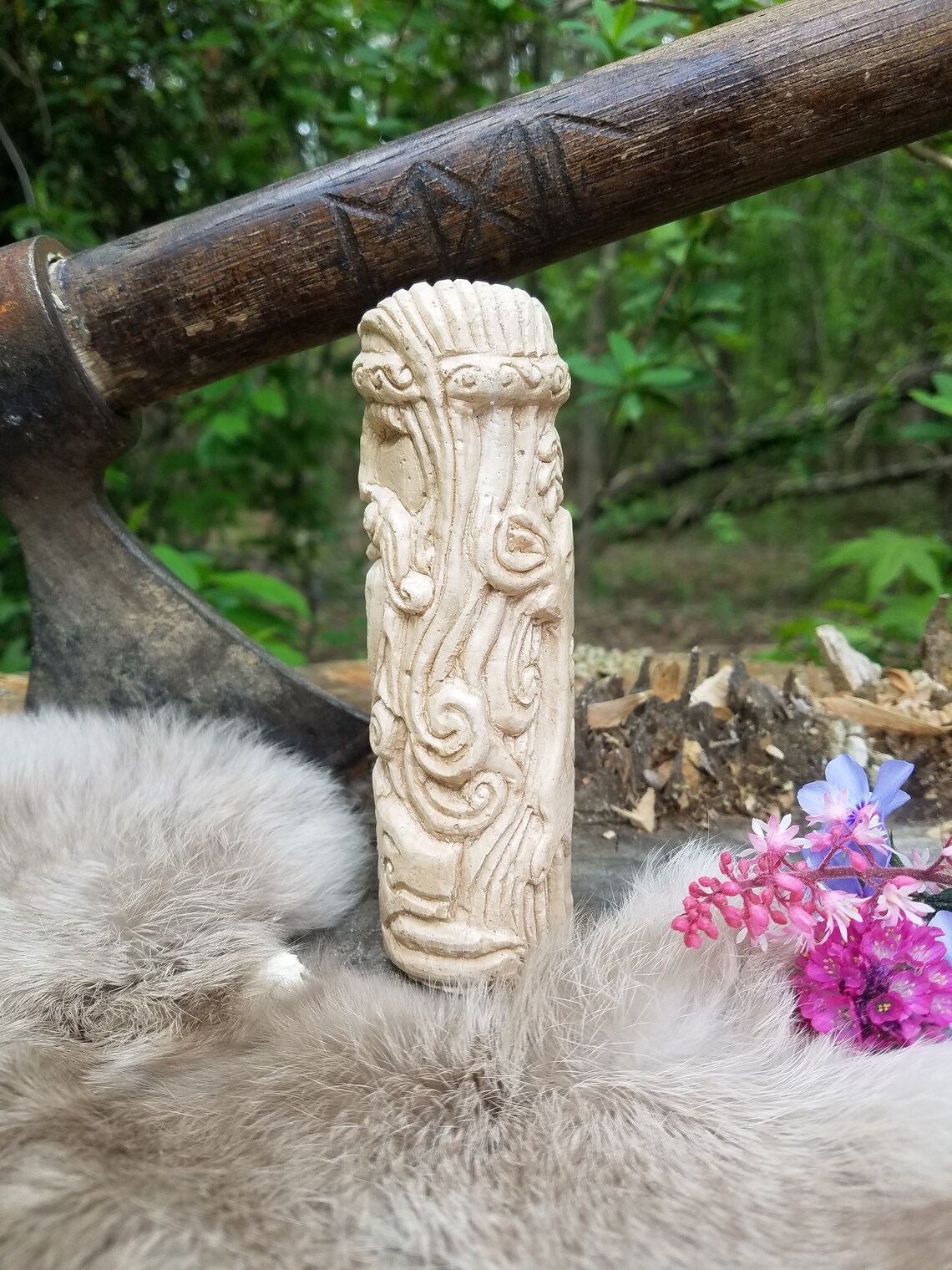 Freyr Totem Altar Frey Statue Norse Pagan Asatru figurines - Etsy France