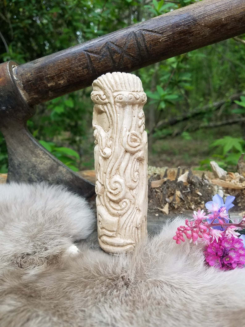 Freyr Totem Altar Frey Statue Norse Pagan Asatru Figurines - Etsy