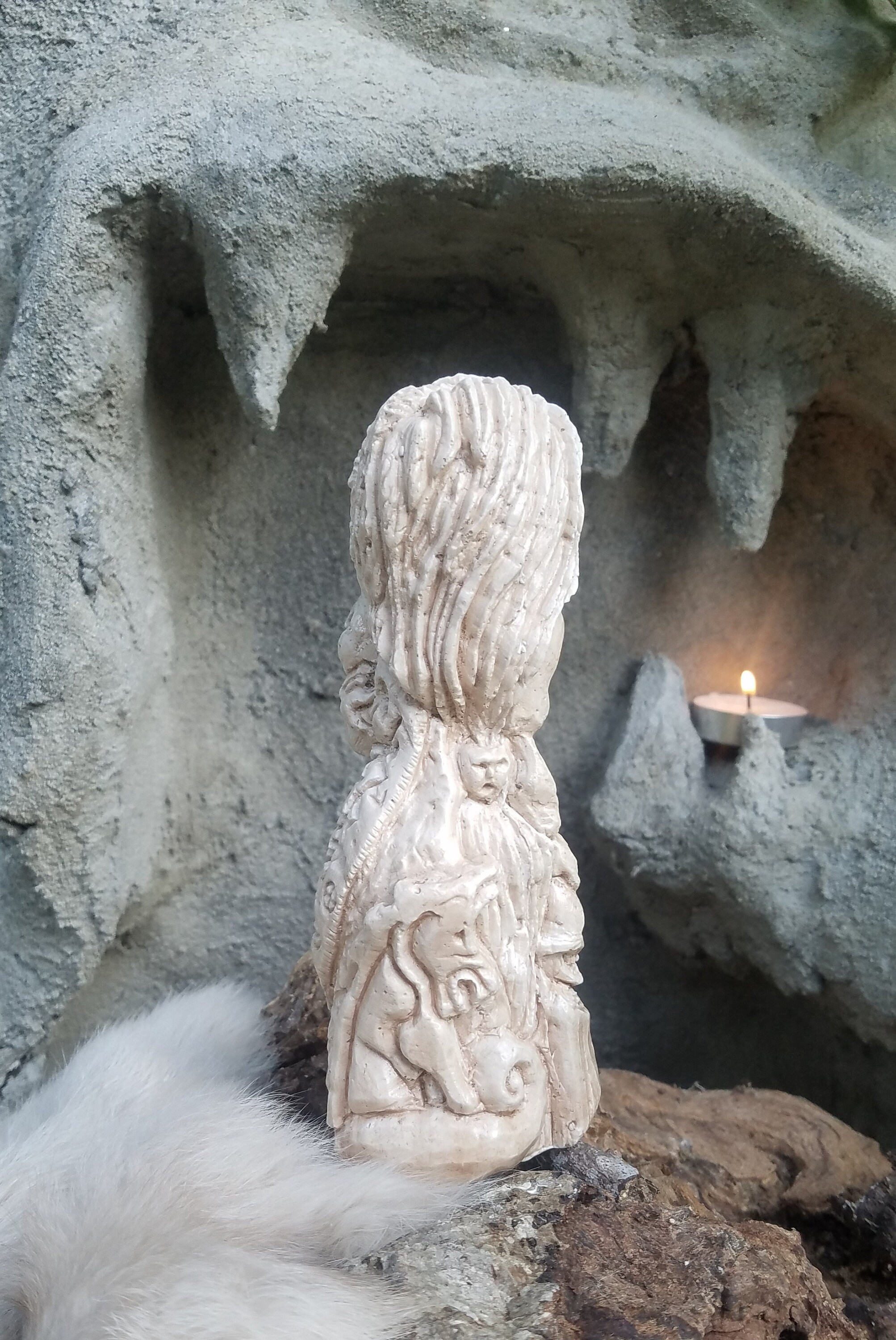 Hel Totem Altar Hella Goddess Statue Asatru figurines | Etsy