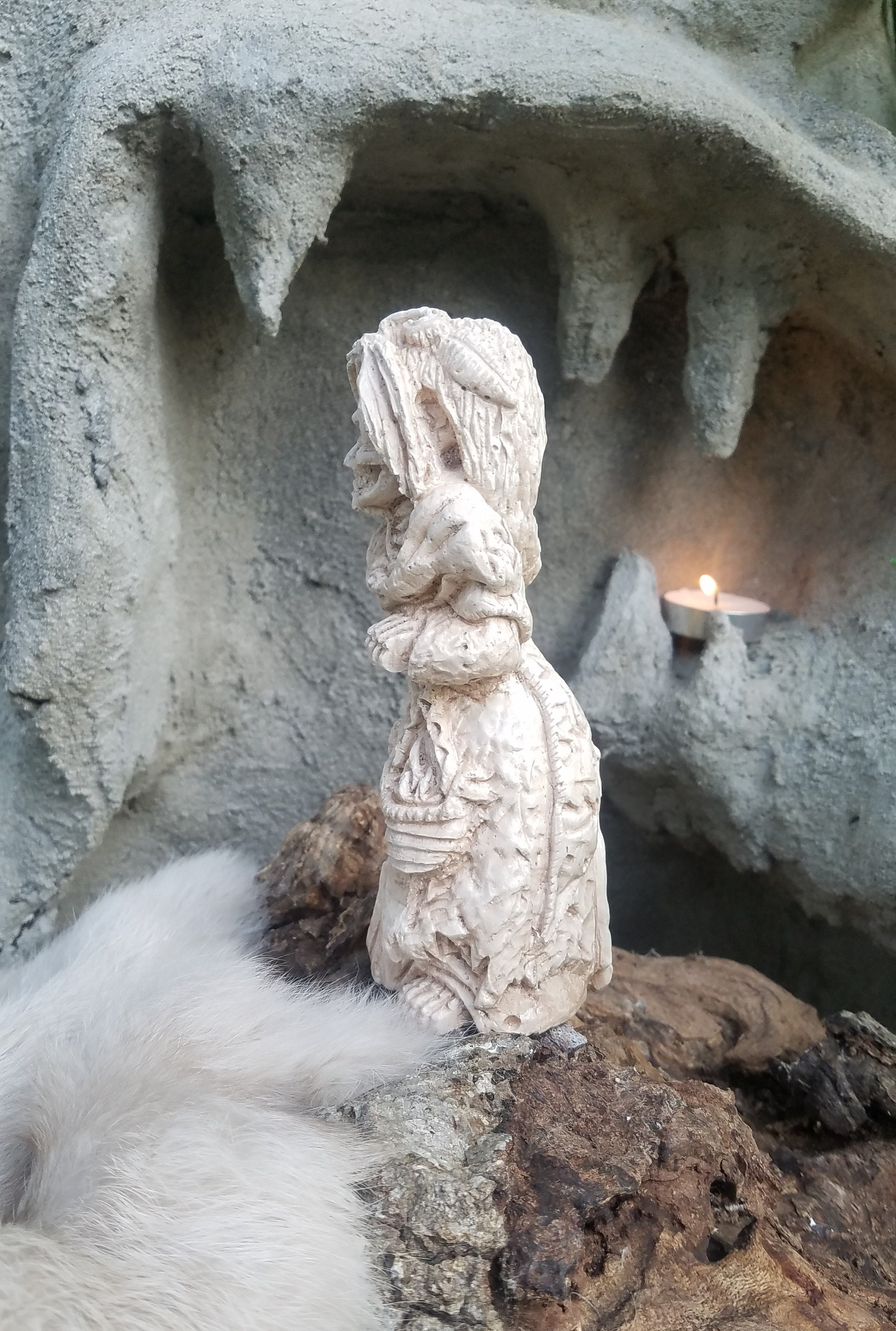 Hel Totem Altar Hella Goddess Statue Asatru figurines | Etsy