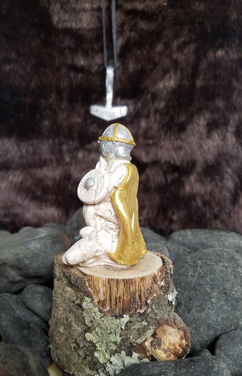 Vidar Vithar Pocket Sized Norse Viking Gods Idol Statue | Etsy