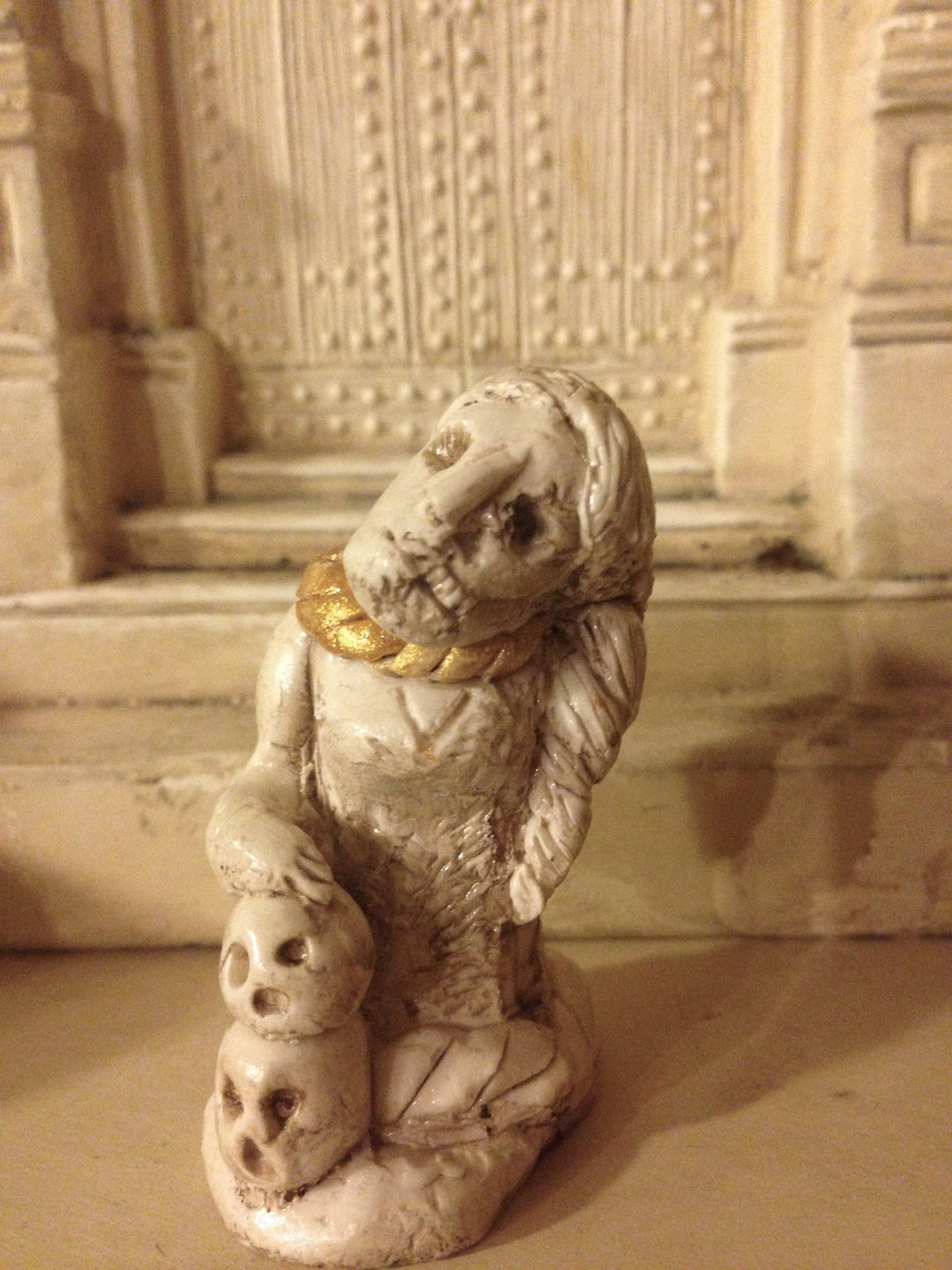 Hel of the Underworld Statue Pocket Sized Hela Norse Gods Idol Totem ...