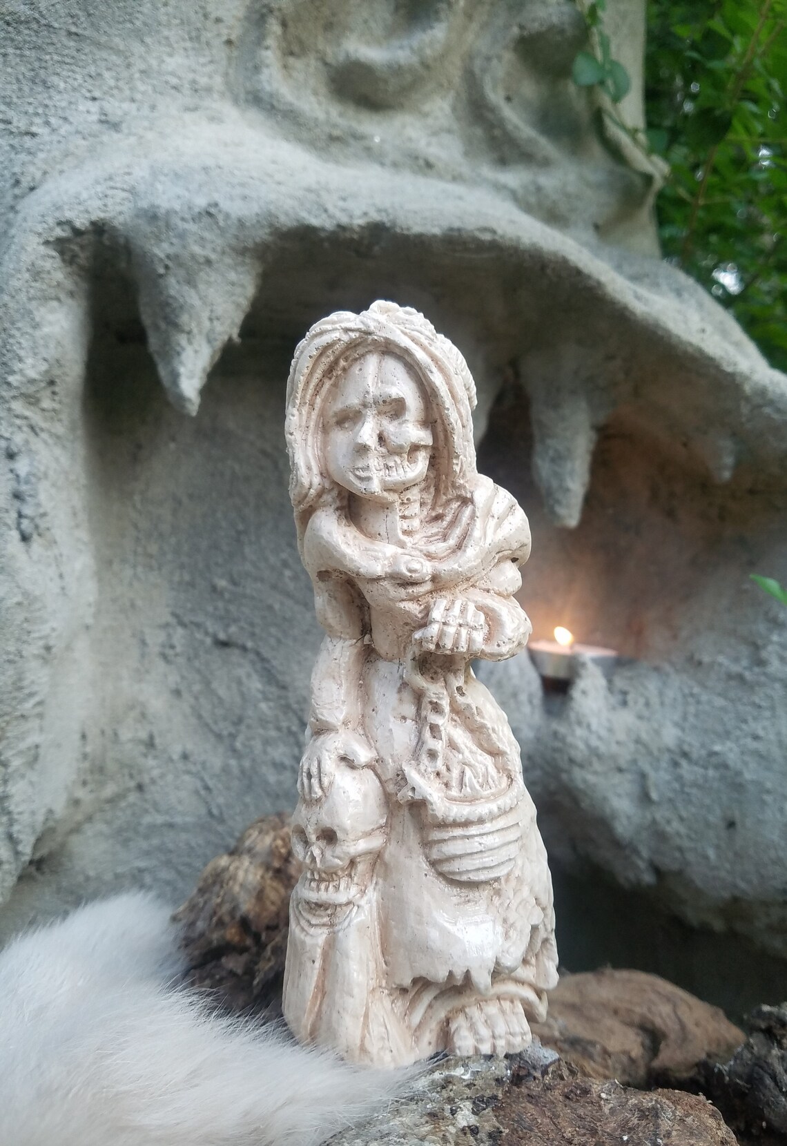 Hel Totem Altar Hella Goddess Statue Asatru figurines | Etsy