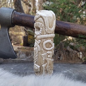 Thor Totem Altar Statue Asatru Figurines - Etsy