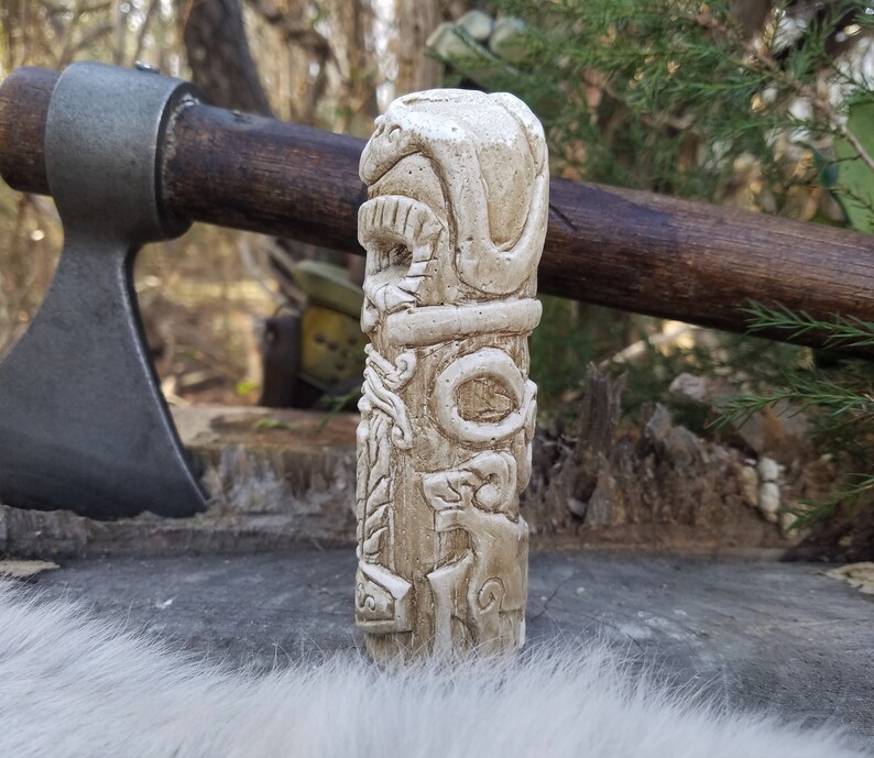 Thor Totem Altar Statue Asatru Figurines - Etsy