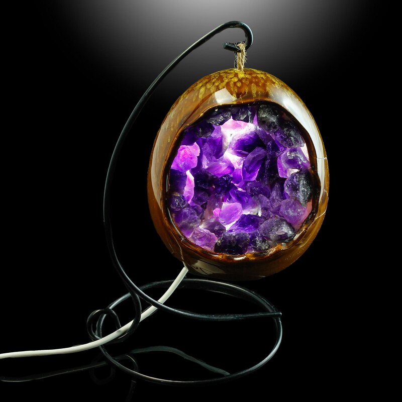 Amethyst Geode Table - Etsy