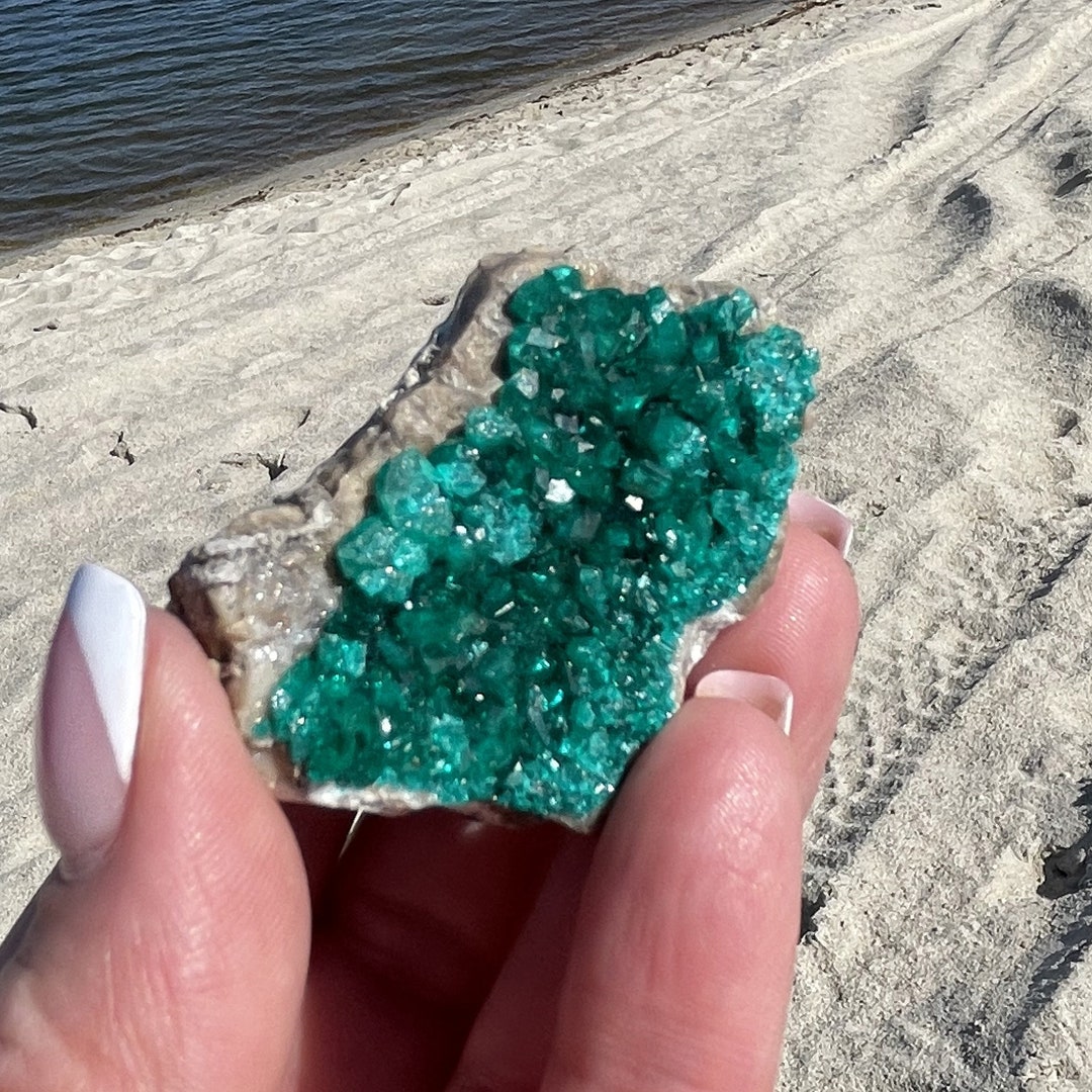 DIOPTASE Altyn-tyube Deposit, Kazakhstan TOP SHINY Emerald Green R3 - Etsy
