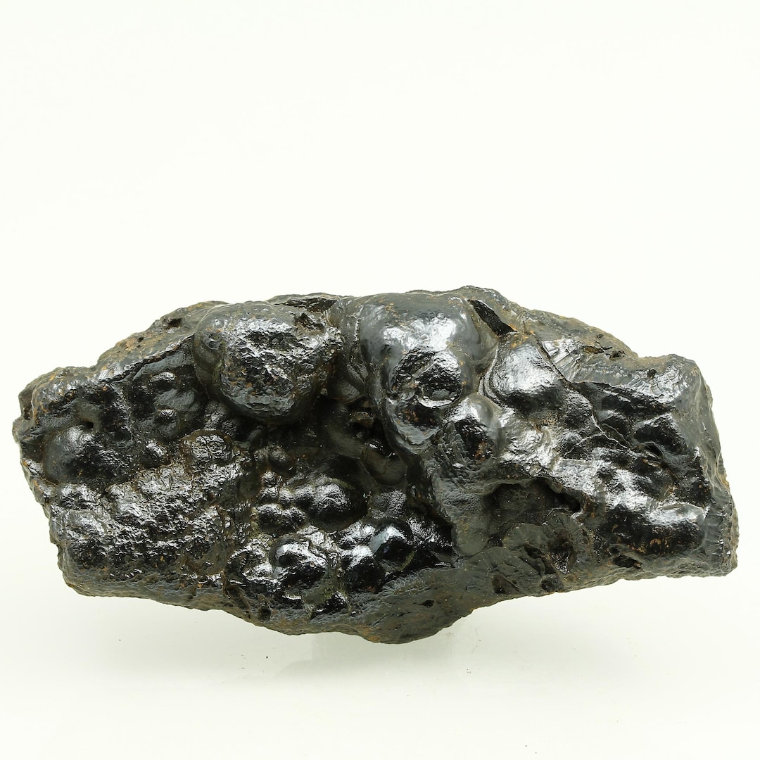 Unique Silver Shiny Botryoidal Goethite | Rare Crystal for Mineral ...
