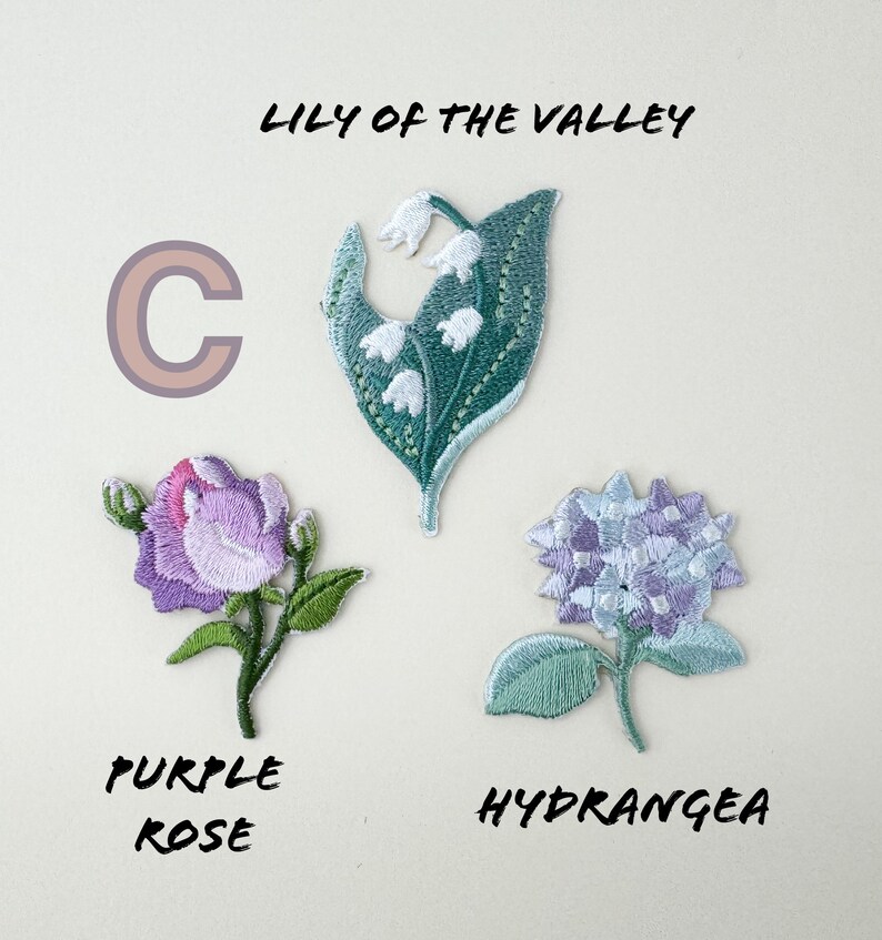 Rose Clover Sunflower Raspberry Cherry Blossom Viola Hydrangea Patch ...