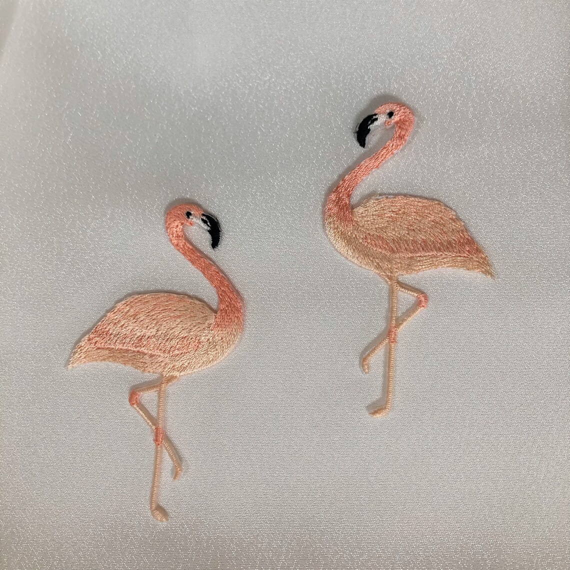 Flamingo Patch, Single or in A Set, Embroidered Iron on Sewing on ...