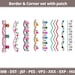 Cutwork Border & Corner With Patch Embroidery Design - 10 Types ...