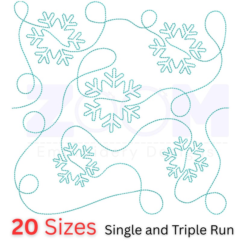 Snowflake Embroidery Edge - Etsy