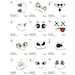 Funny Face Expressions Embroidery Designs 2 Sizes Instant - Etsy